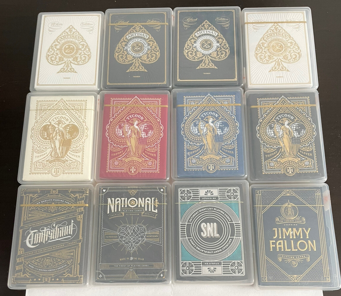 THEORY 11 playing cards lot of 12 Decks | eBay
