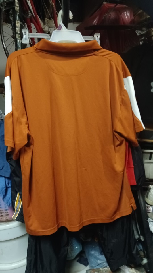 Texas Longhorns Shirt Men Extra Large Orange Polo Golf Apparel UT ...