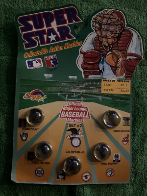 Super Star Collectible Action Marbles Official MLB Baseball Set #2 | eBay