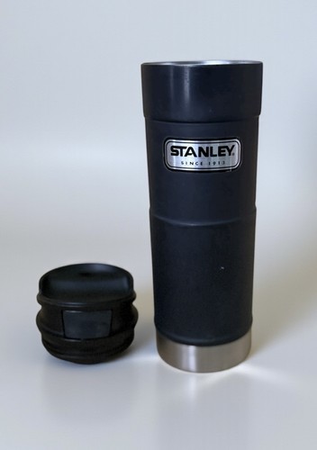 Stanley Classic 20oz One Hand Vacuum Tumbler Mug Push Button Blue | eBay