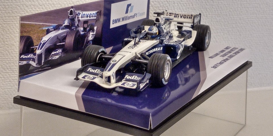 CONVERSION MINICHAMPS 1:43 WILLIAMS BMW FW27 SEBASTIAN VETTEL 1st F1 ...