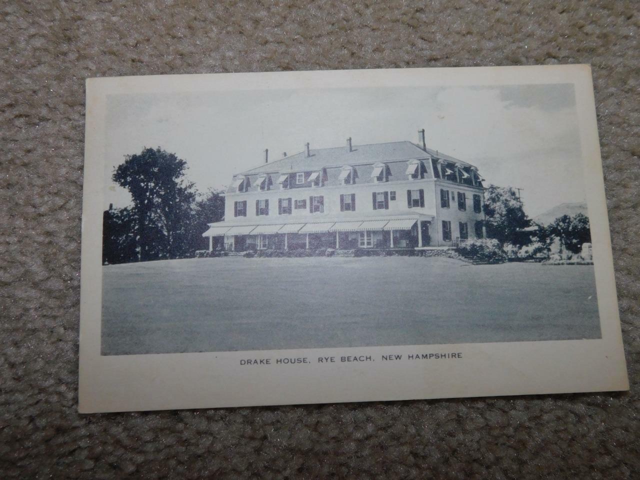 DRAKE HOUSE, RYE BEACH, NEW HAMPSHIRE, USED VINTAGE CARD | eBay