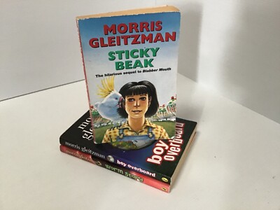 Morris Gleitzman Worm Story Boy Overboard and Sticky Beak 2004 ...
