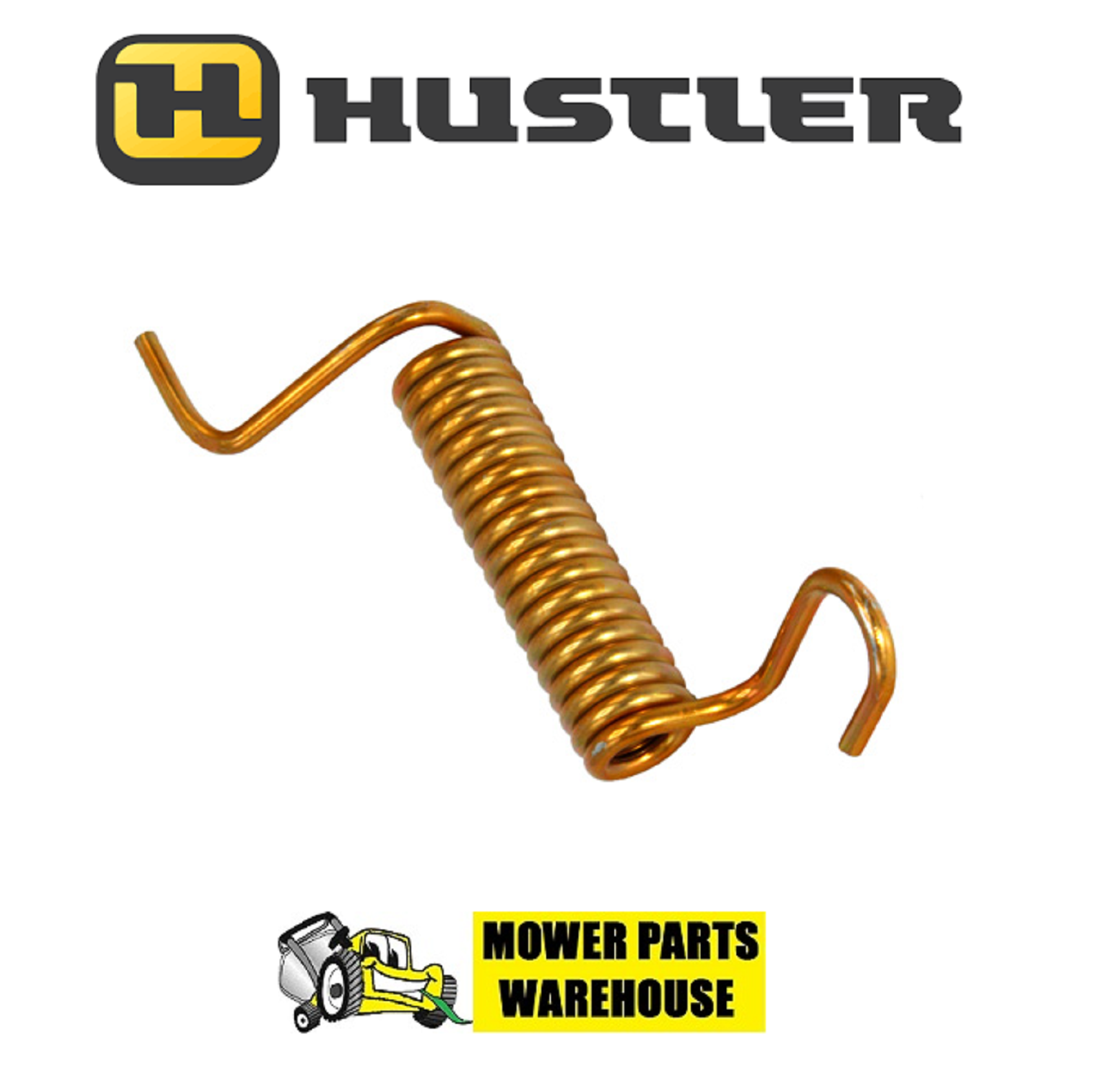 NEW GENUINE OEM HUSTLER 601824 MOWER DEFLECTOR DISCHARGE CHUTE SPRING ...