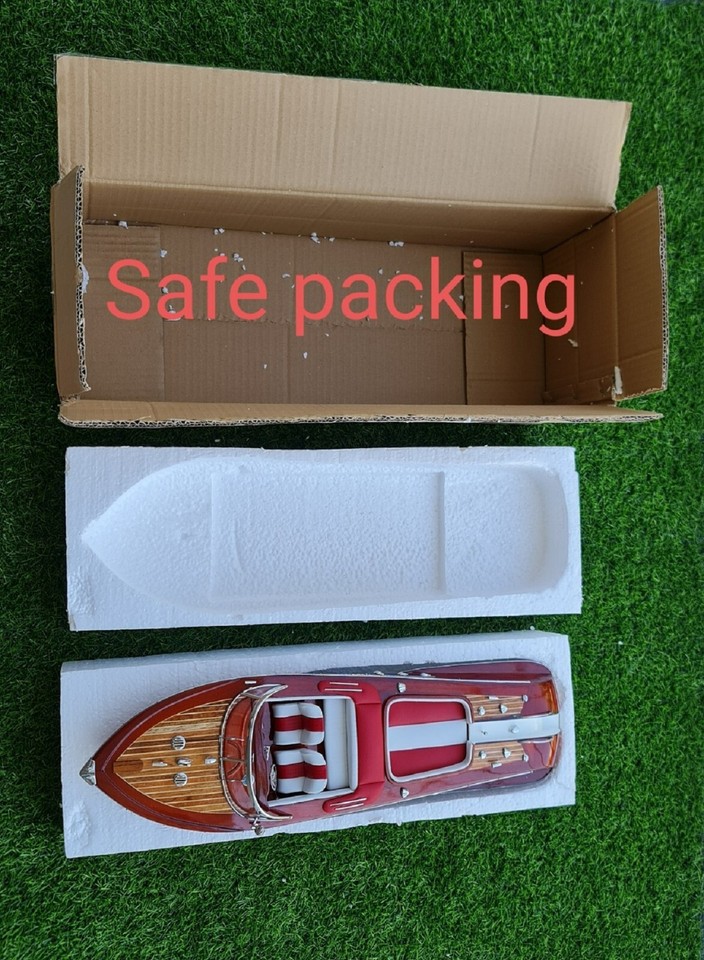 1:16 Riva Aquarama Wooden Model Ship Handmade Model Boat Decor 21" | eBay