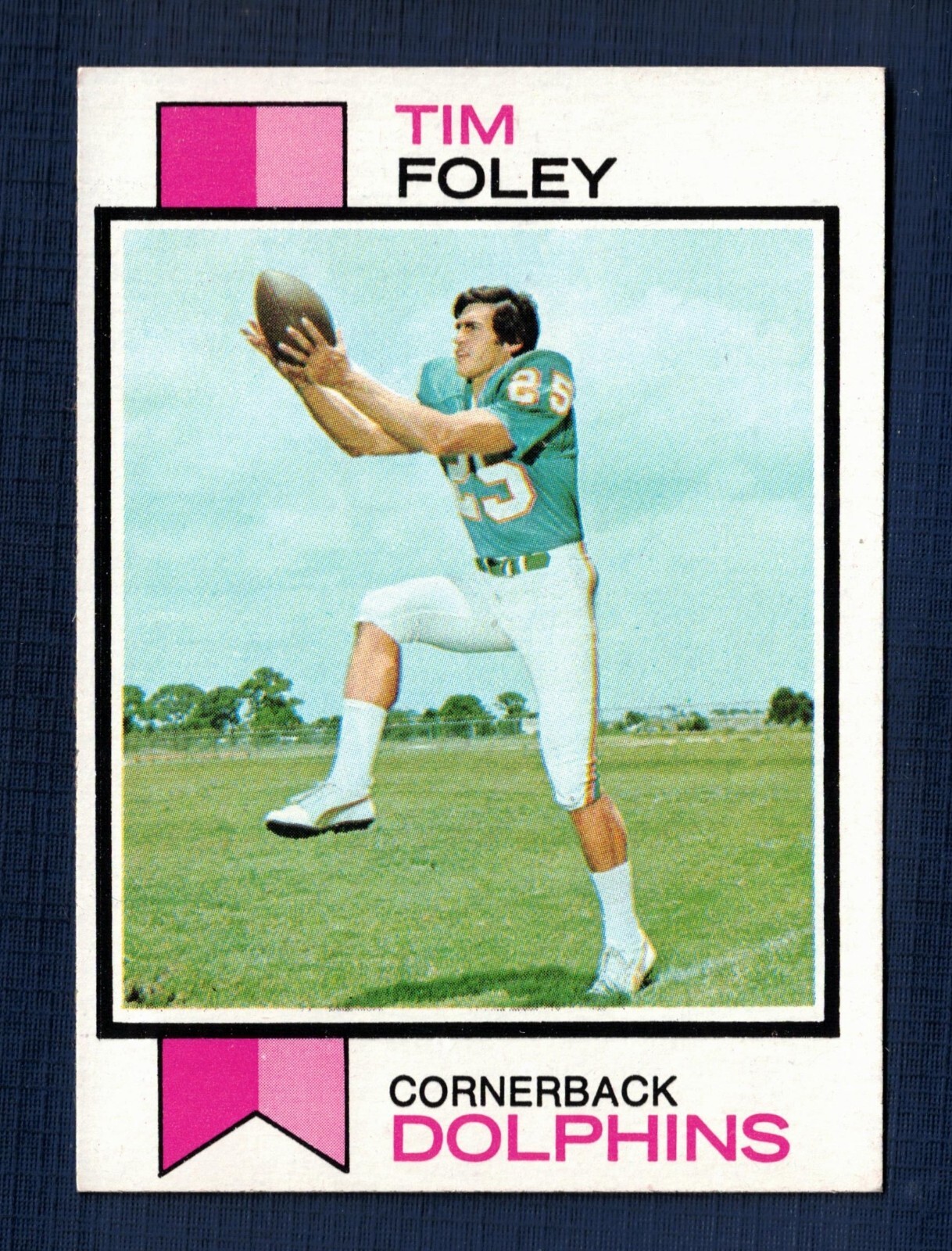 1973 Topps Tim Foley (RC) #158 Miami Dolphins NM | eBay