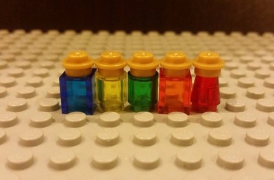 Lego NEW Set/5 COMPLETE Harry Potter Potions/Jars From The Lab #30111 ...