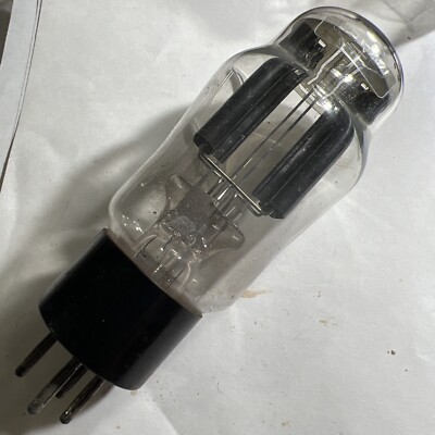 Early AX50 FW Rectifier Tube Solid Getter Pin Black Base With One Old ...