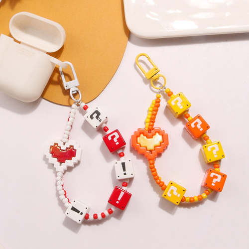 Bag Decoration Question Mark Building Block Keychain | eBay
