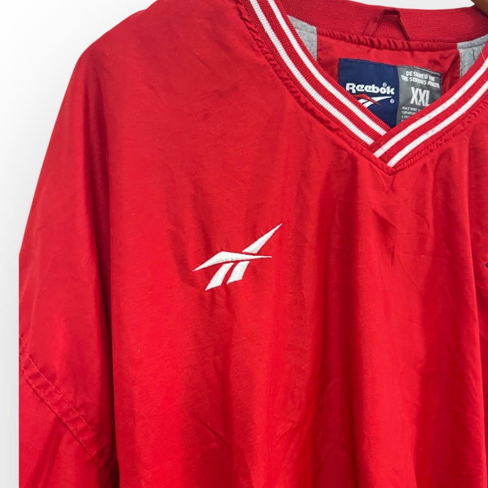 Reebok Georgia Dugout Club GACA Baseball Warm Up Coach Jacket Pullover ...