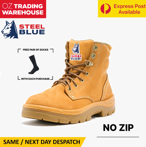 Steel Blue 322102 UK9.5 US10.5 Argyle Work Safety Boot Shoe Steel Toe ...