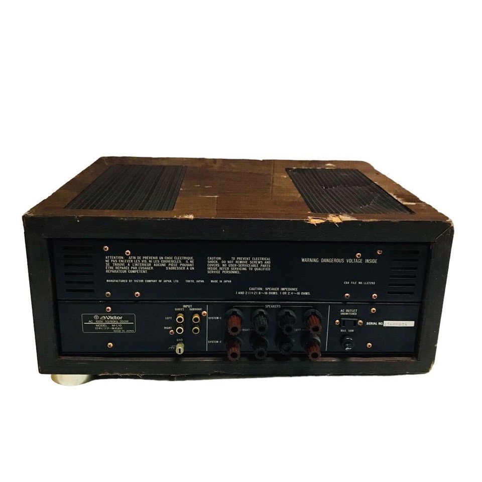 Victor Laboratory M-L10 Power Amplifier - spares or repair | eBay UK