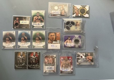 Sports Cards UFC MMA 15 Card Lot Auto Relics Numbered Panini Topps Leaf ...