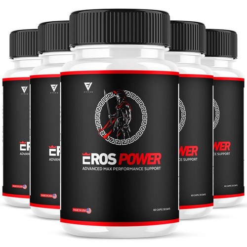 (5 Pack) Eros Power Supplement ErosPower Max Performance Capsules (300 ...