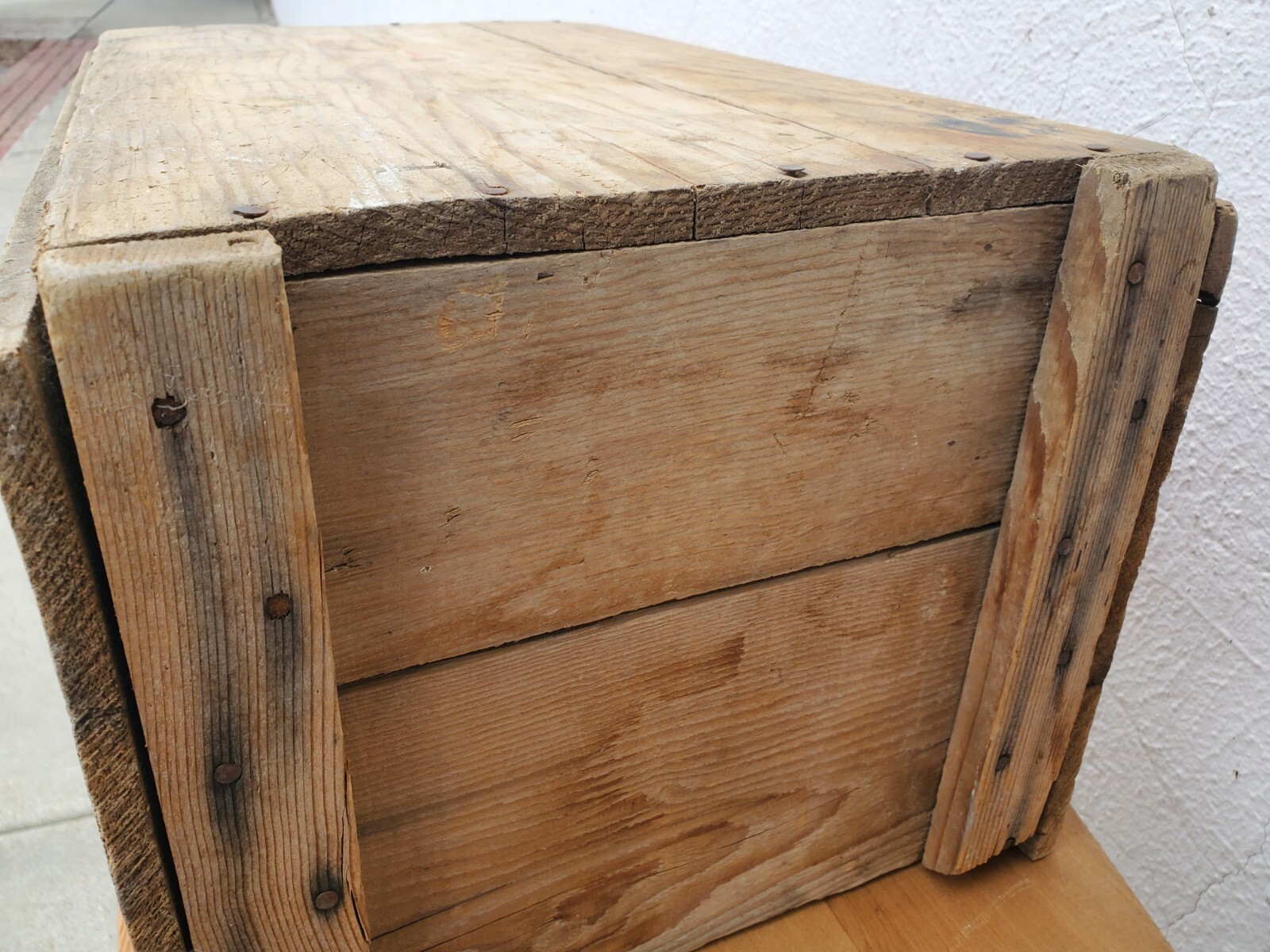 Vintage wood bolt crate Bethlehem Pacific steel L.A. San Fransisco ...