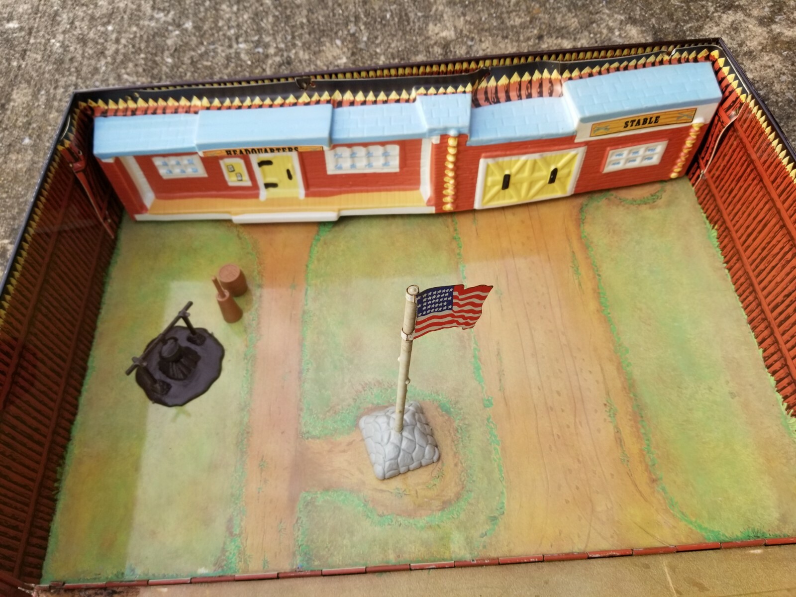 MARX FORT APACHE CARRY-ALL PLAY SET #4685 -1968 | eBay