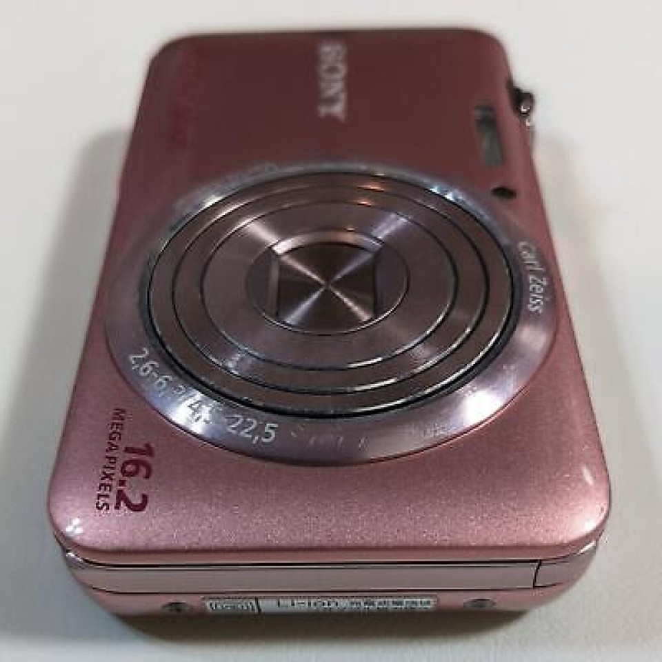 SONY Cyber Shot Digital Camera Pink DSC-WX7 16.2MP Compact 5x zoom w ...
