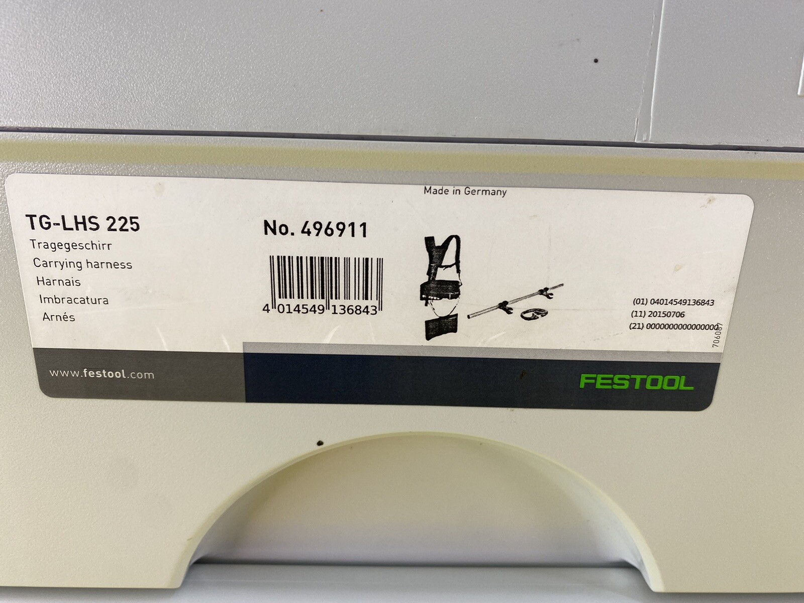 Festool 496911 Tg-lhs 225 Carrying Harness for sale online | eBay