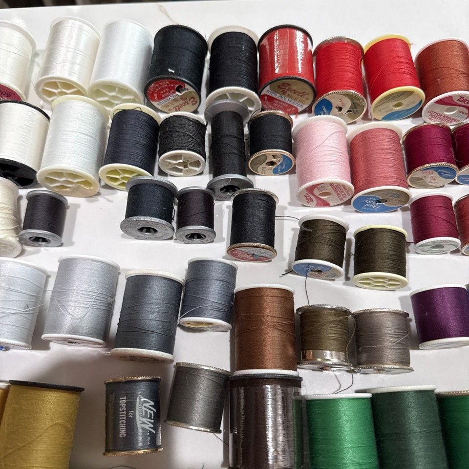 97 Spools Thread All Colors And Sizes Some Brand New | eBay