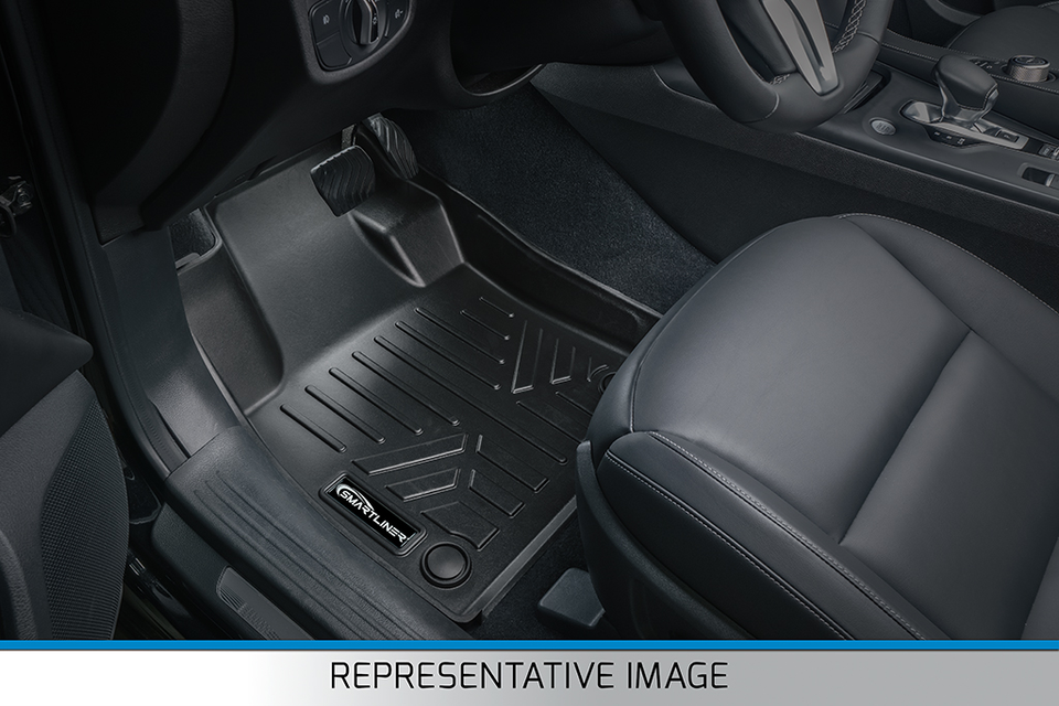 SMARTLINER Custom Fit Floor Mats 2 Row Cargo Trunk Liner TPE Chevrolet ...