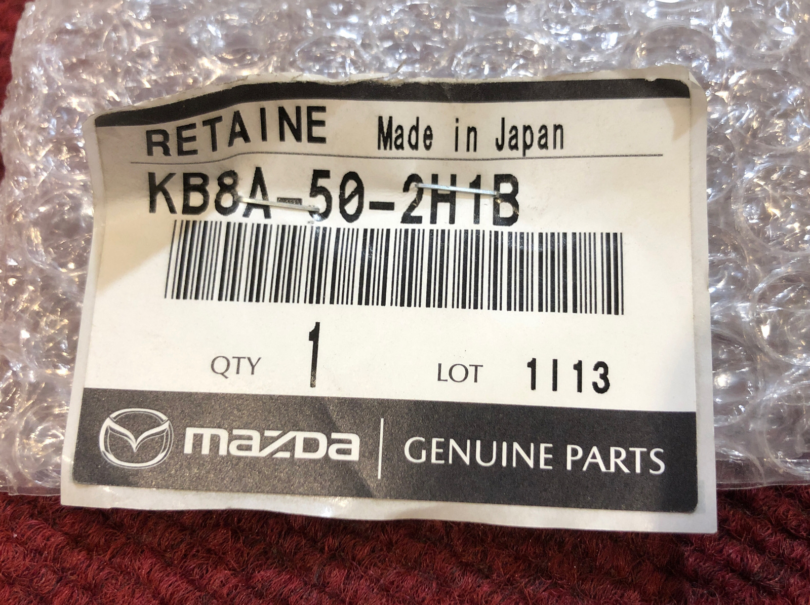 2017 Mazda CX-5 Rear Bumper Bracket OEM RH (Passenger) #KB8A 50 2H1B ...
