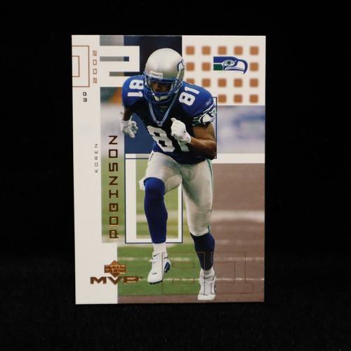 2002 Koren Robinson Seattle Seahawks "MVP" Upper Deck #216 | eBay