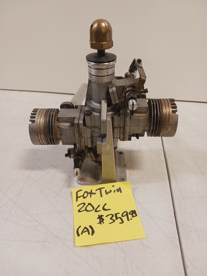 FOX Twin 20cc RC Model Airplane Engine | eBay