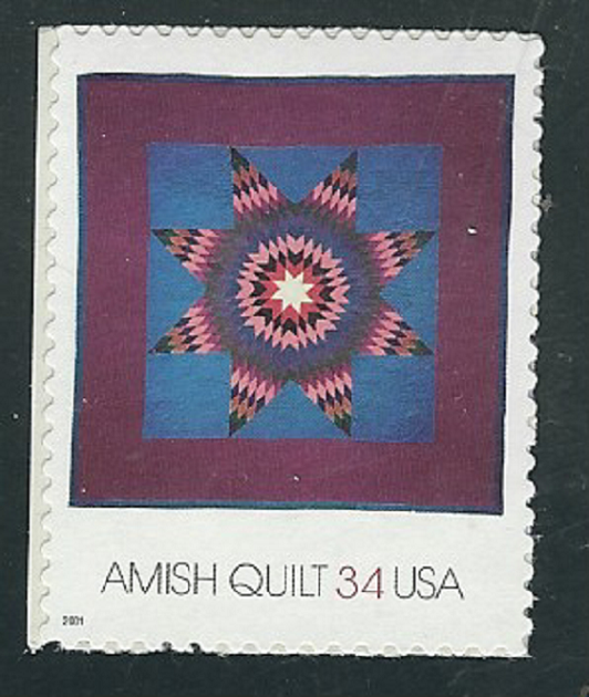 Scott # 3525...34 Cent...Amish Quilts...3 Stamps | eBay