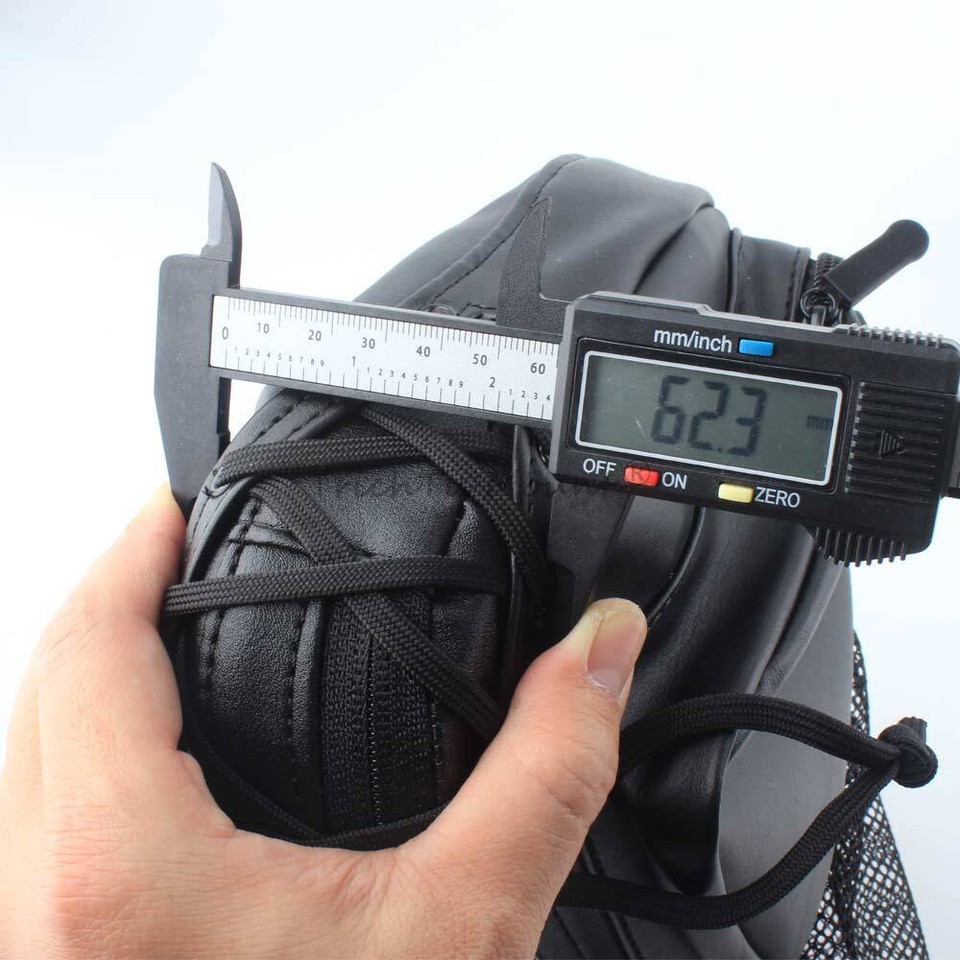 PU Leather Black Motorcycle Rider Backrest Organizer Bag Universal For ...