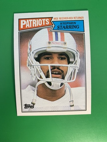 1987 Topps Stephen Starring #103 New England Patriots | eBay