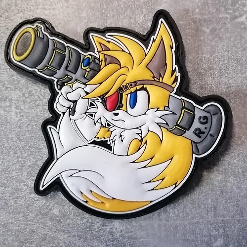 Patch velcro PVC : Tails sonic the heldog | eBay