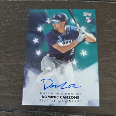 2024 Topps Series 2 Dominic Canzone BSA-DCA ROOKIE Baseball Stars ...