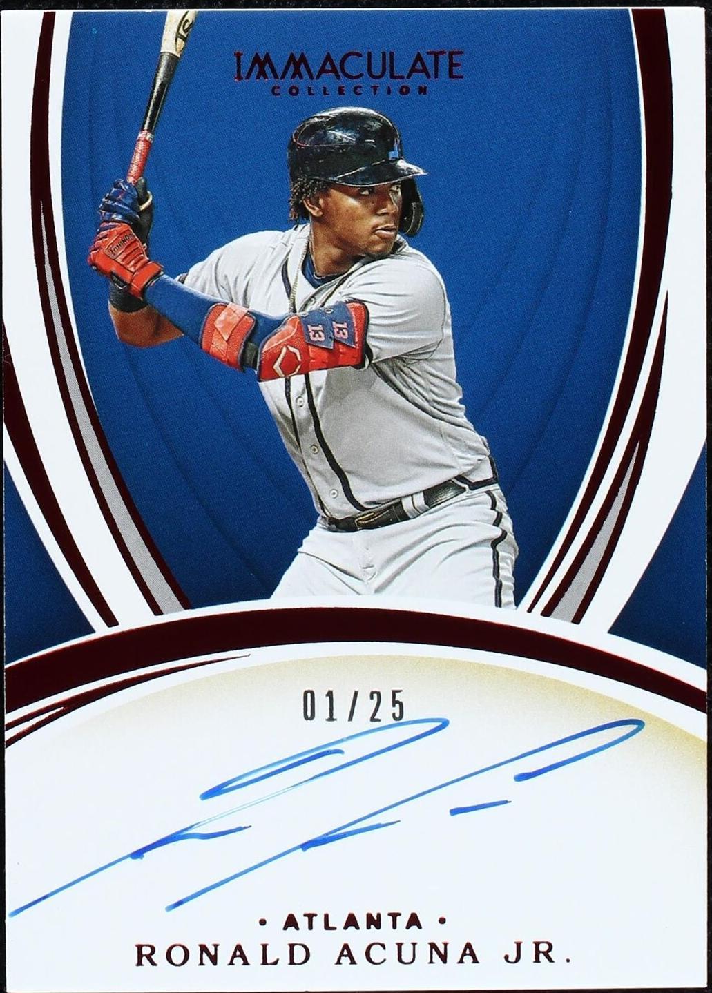 2020 Panini Immaculate Collection - Immaculate Signatures Ronald Acuña ...