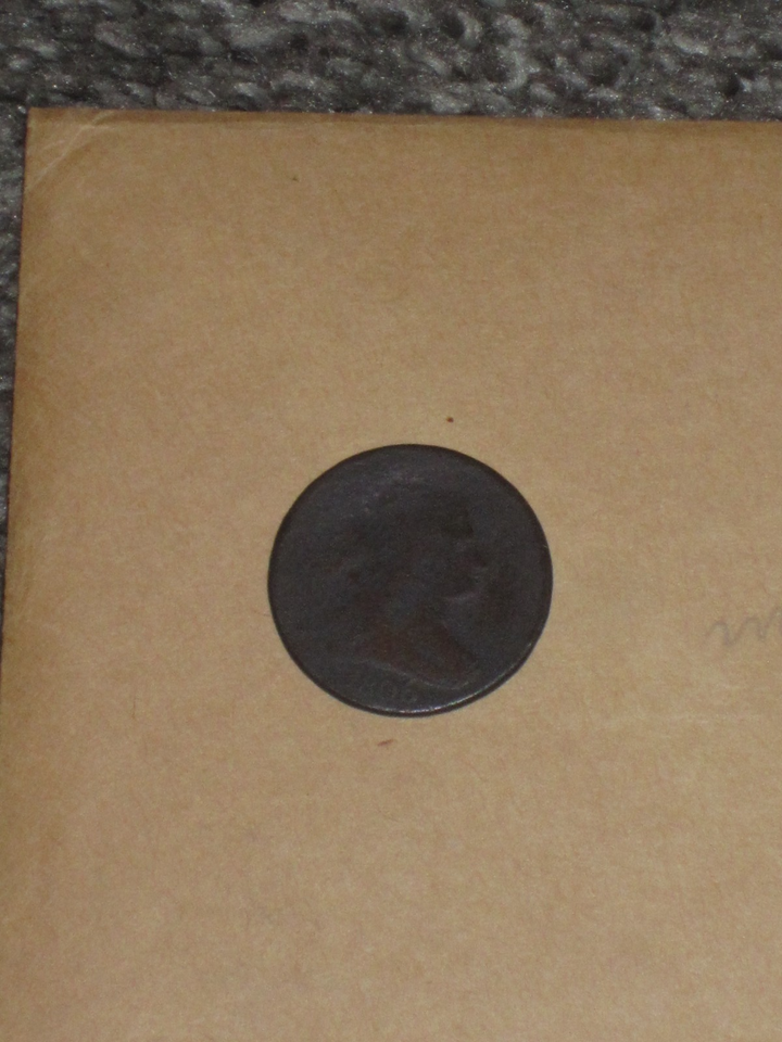 1806 - 1/2 Cent US Draped Bust Large 6 With 45% Rotated Die | eBay