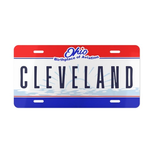 Cleveland Ohio Aluminum License Plate | eBay
