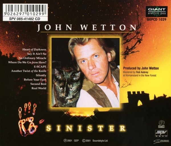 Sinister by John Wetton (CD, 2010) for sale online | eBay UK