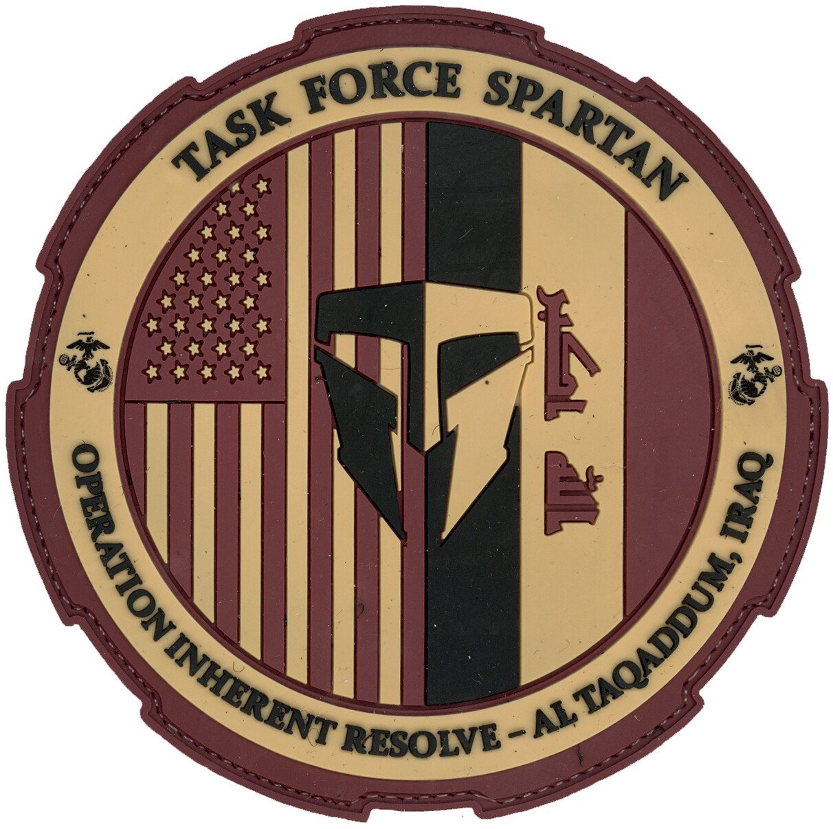 USMC TASK FORCE SPARTAN OPERATION INHERENT RESOLVE PVC PATCH SET | eBay