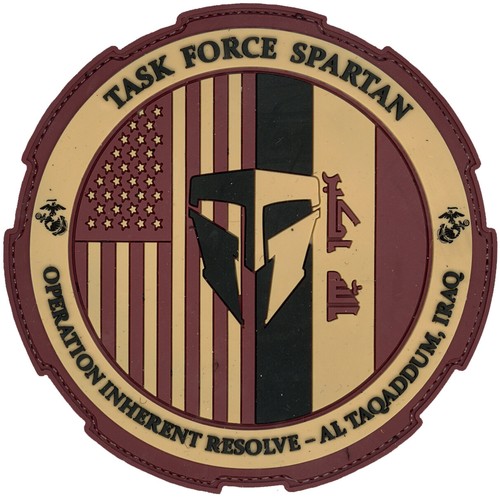 US ARMY TASK FORCE SPARTAN OPERATION INHERENT RESOLVE PVC PATCH SET | eBay