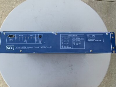 SEL-279 Reclosing Relay Voltage Relay Synchronism Check Schweitzer ...