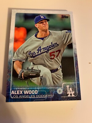 2015 Topps Update #US372 Alex Wood Dodgers | eBay