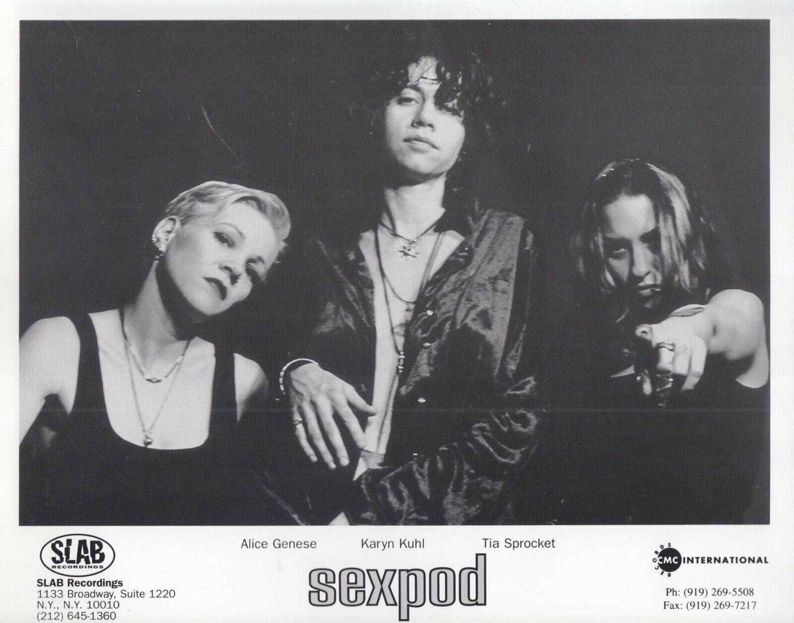 sexpod goddess blues press kit gutbank karyn kuhl psychic tv alice ...