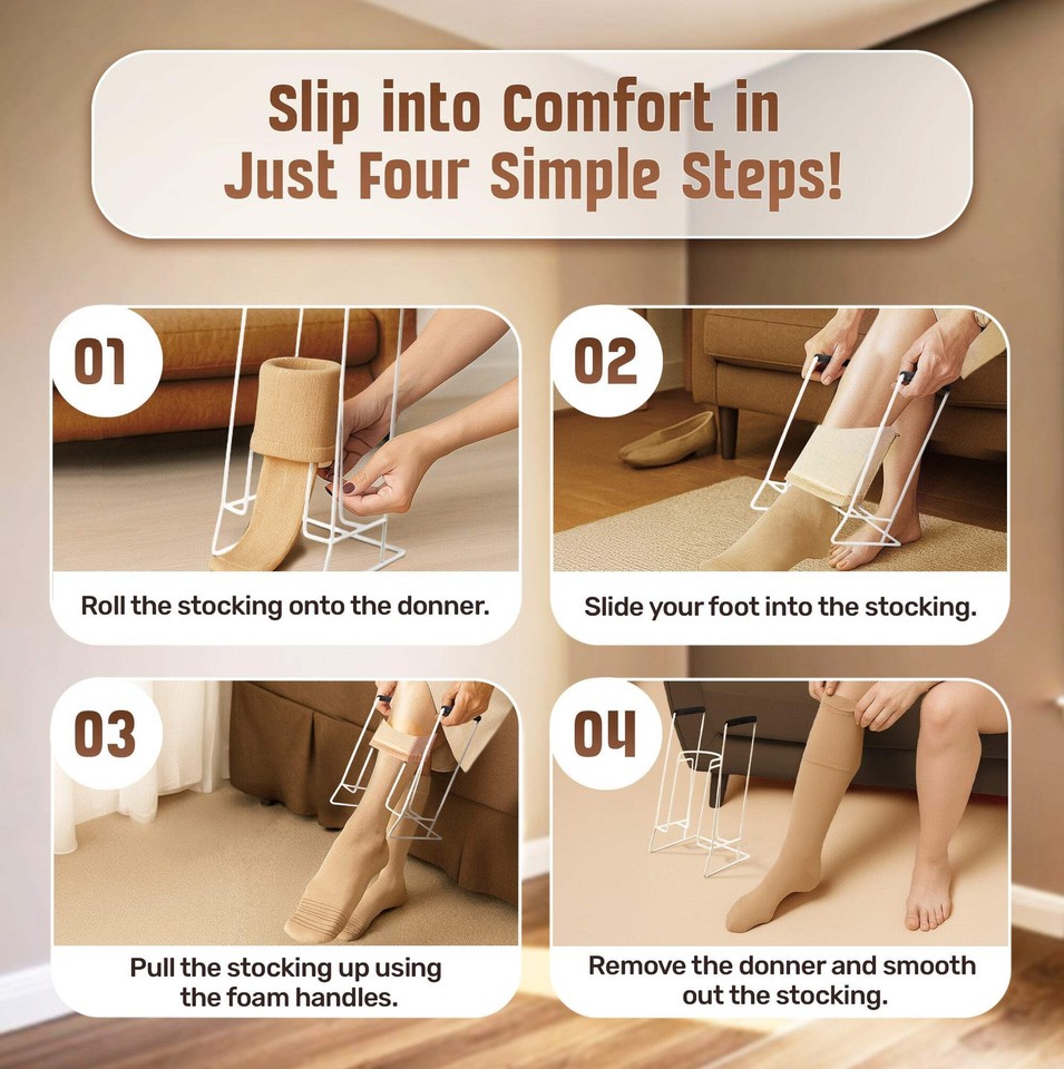 Stocking Donner Sock Aid Tool for Compression Socks Men or Women ...