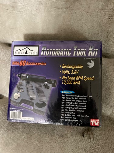 Vintage -RotoMatic Tool Kit - 60 Pc Billy Mays As Seen On TV sierra ...