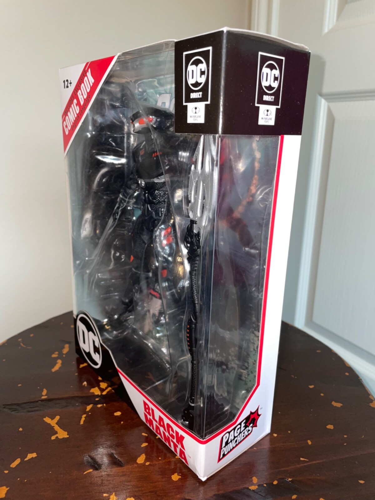 McFarlane+Toys+DC+-+Black+Manta+w%2FAquaman+Comic+%28DC+Page+Punchers%29+Action+Figure for sale ...