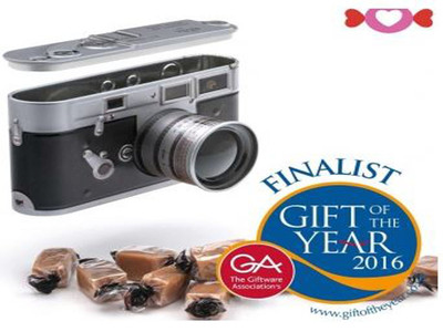 Retro Camera Tin Filled With Fudge - Great gift idea - Collectable ...