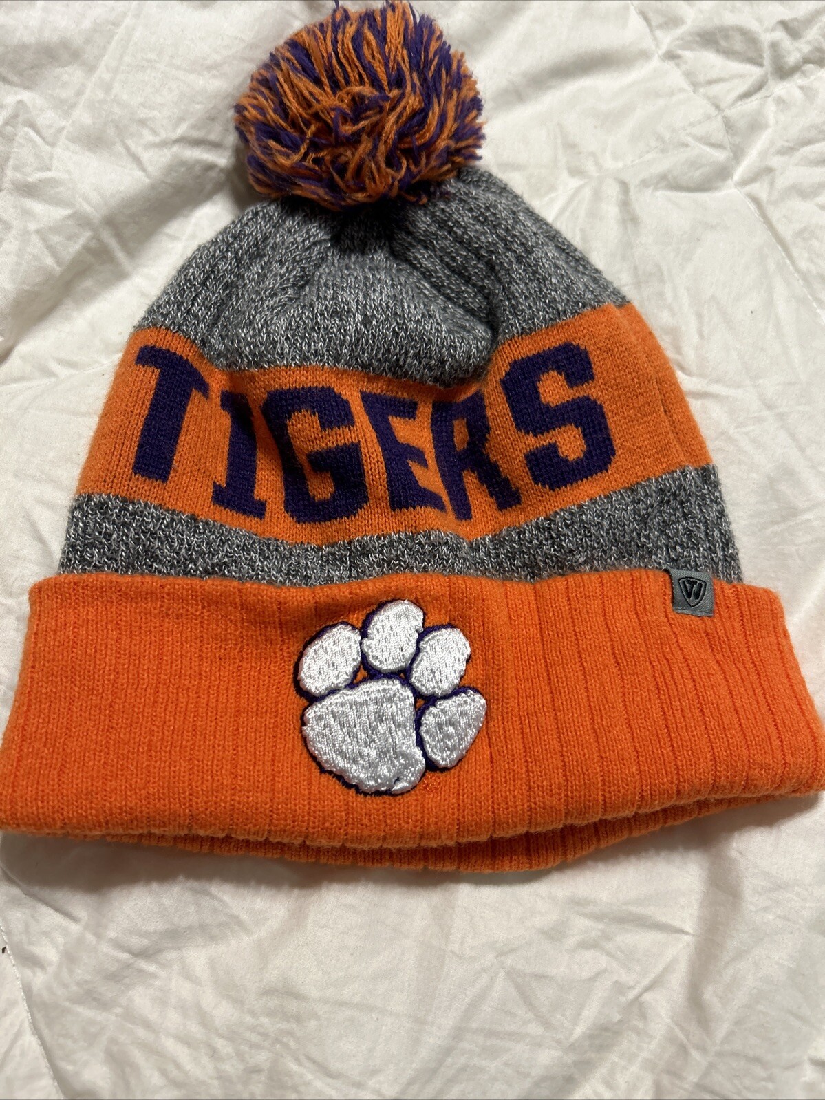 Top of the World Clemson Tigers Knit Beanie Hat | eBay