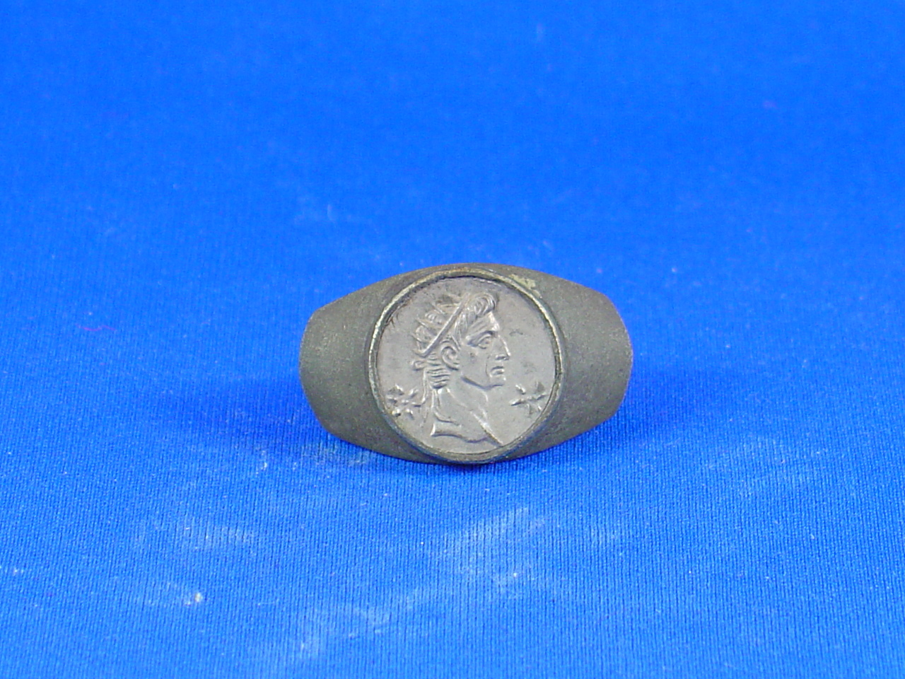 Roman style Silver Ring denarius of Augustus Octavian | eBay