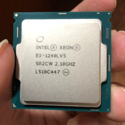 Intel Xeon E3-1240L V5 2.1GHz LGA 1151 SR2CW 25W 4Core CPU Processor E3 ...
