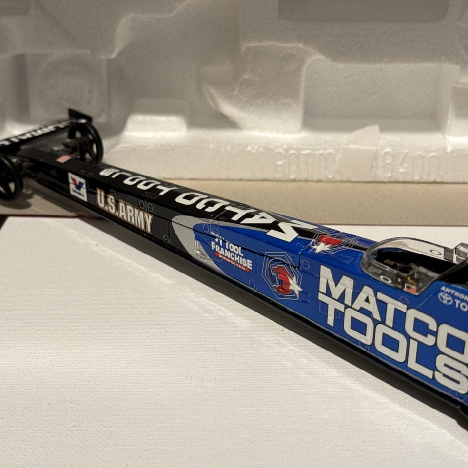 Auto World ERTL Matco Tools 2011 NHRA Top Fuel Dragster Antron Brown LE ...