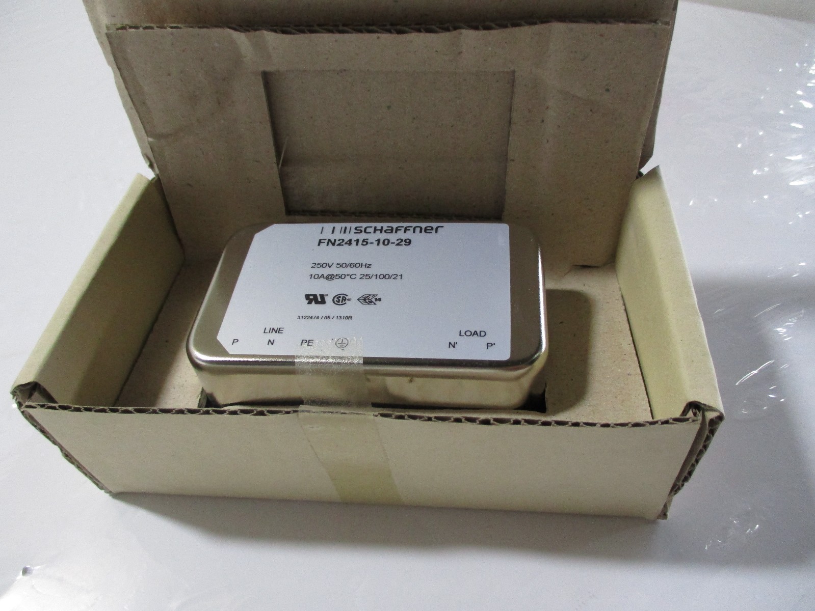 87h5446 Schaffner Fn2415-10-29 Suppression Filter 10a 9.4ma for sale ...